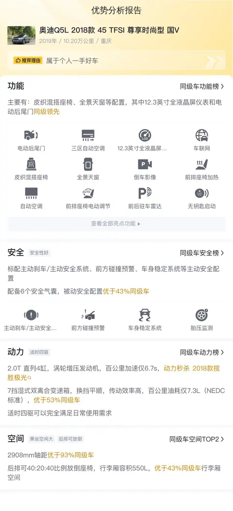 二手奥迪Q5L：10万公里，曾经的豪华SUV，如今价格更亲民！_懂车帝